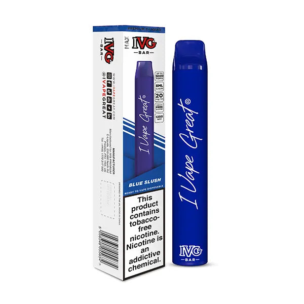 Ivg Bar Max Blue Slush Disposable Vape 3000 Puffs – Chasemycloud