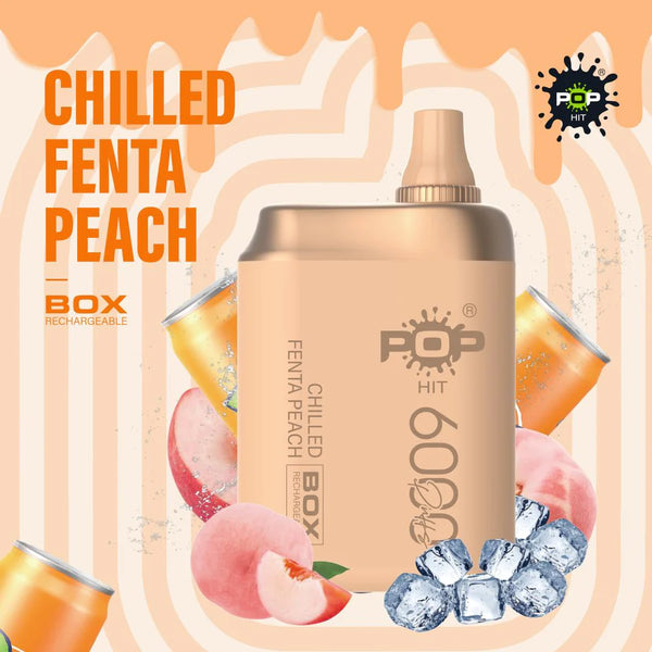 Pop Hit Chilled Fenta Peach - 6000 Puffs - CHASE MY CLOUD – Chasemycloud