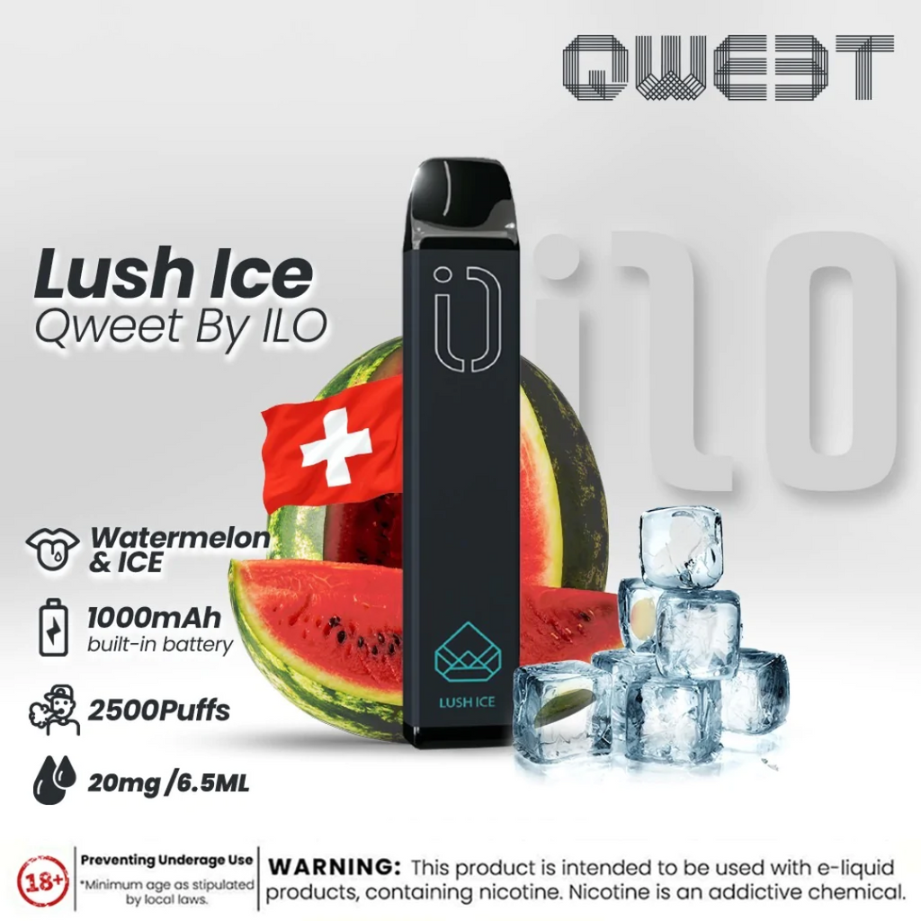 ILO Qweet Lush Ice Disposable Vape - 2500 Puffs - CHASE MY CLOUD ...