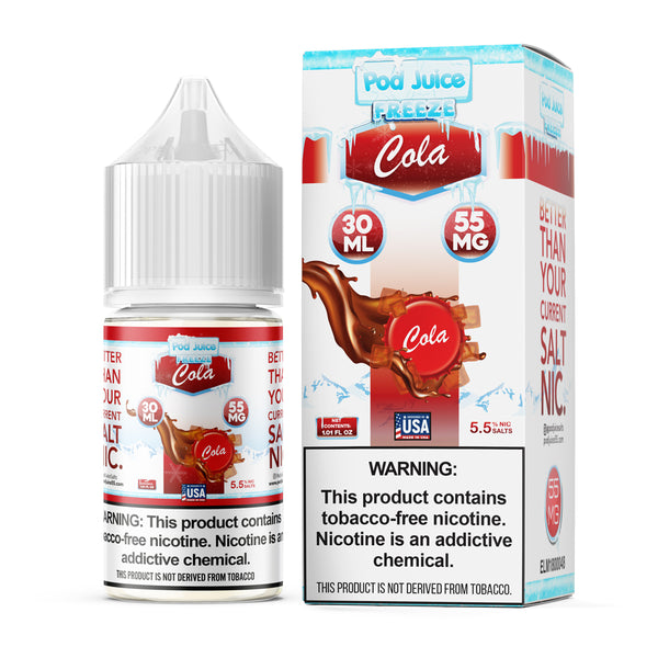 Pod Juice Cola Freeze 30ml - Salt nic - CHASE MY CLOUD – Chasemycloud