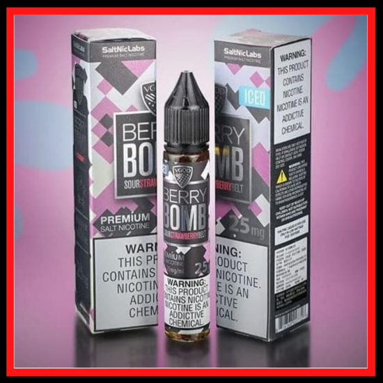 VGOD Iced Berry Bomb Saltnic 30ml- Vape Juice – Chasemycloud