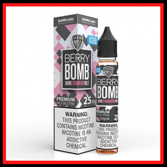 VGOD Iced Berry Bomb Saltnic 30ml- Vape Juice – Chasemycloud
